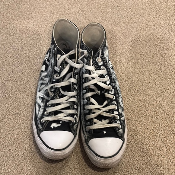 Converse | Shoes | Painted Converse Chuck Taylor All Star High Tops ...